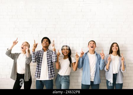 group of smiling teenagers pointing fingers on you Stock Photo - Alamy