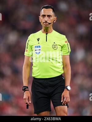 Referee Jose Maria Sanchez Martinez during La Liga match. January 25 ...