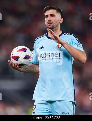 Jesus Areso of CA Osasuna reacts during the LaLiga EA Sports match ...