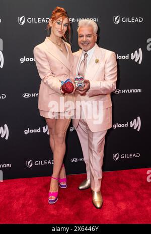 Kaia Ferari Munoz and Henry R. Munoz III attend the 35th Annual GLAAD ...