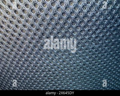 Polyester nylon fabric with breathable mesh. Material for sport clothes ...