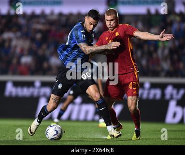 Atalanta’s Gianluca Scamacca during the Serie A soccer match between ...