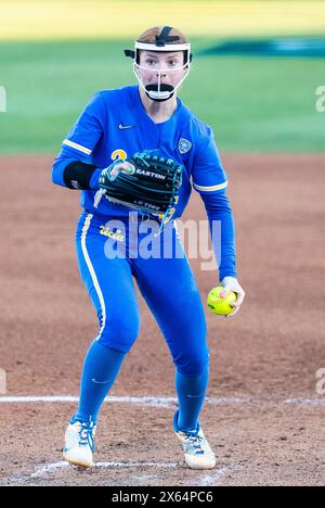 UCLA starting pitcher/relief pitcher Kaitlyn Terry (55) during an NCAA ...