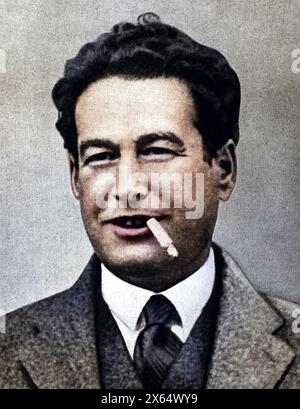 Journalist and author Egon Erwin Kisch in 1936 Portrait by photographer ...