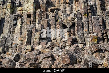 Obsidian is a volcanic glass. Obsidian Cliff, Yellowstone National Park ...