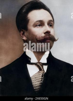 Portrait of the composer Alexander Scriabin (1872-1915). Museum: A ...