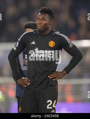 Manchester United goalkeeper Andre Onana during the Premier League ...