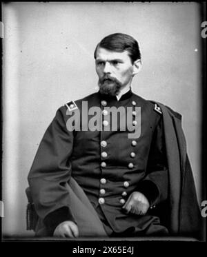 Portrait of Maj. Gen. Emory Upton, officer of the Federal Army Stock ...
