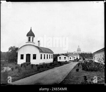 The Chapel and other buildings of Armory Square Hospital in Washington ...