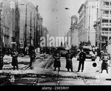 East Berlin uprising against the Soviet occupation policy, Germany 1953 ...