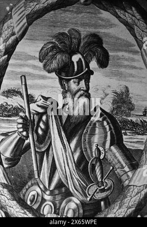 Ponce de Leon. Portrait of the Spanish explorer and conquistador, Juan ...