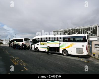 Rail Replacement buses transport passengers to and from Plymouth ...