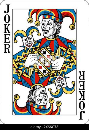 Joker Card Design from Deck of Playing Cards Stock Vector Image & Art ...