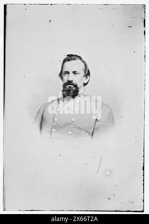 A historical photograph of General Alfred J. Vaughn, Colonel of the ...