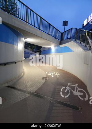New bicycle ramp facilitates urban mobility Stock Photo - Alamy
