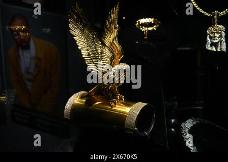 Ghostface Killah's "Eagle" bracelet on display for "Ice Cold: An ...