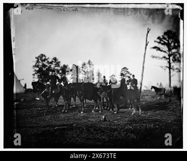 Falmouth, Virginia. Colonel Graham and group. Civil war photographs ...