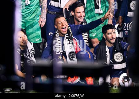 Paris, France. 12th May, 2024. Danilo Pereira and his wife Jessica ...