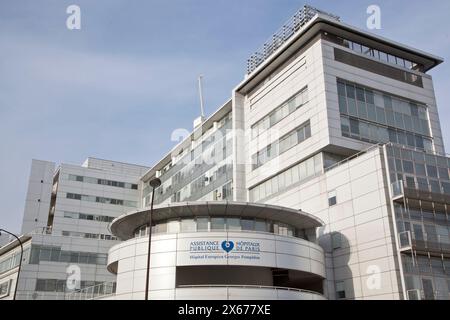 France, Paris, Georges Pompidou hospital (aerial view Stock Photo - Alamy