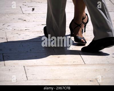 details of tango dancers feet shoes Stock Photo - Alamy