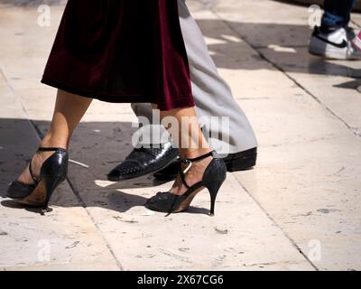 details of tango dancers feet shoes Stock Photo - Alamy