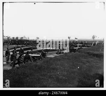 Arlington, Virginia. Batteries in Fort No. 2 Fort Whipple. Civil war ...