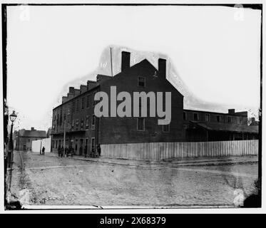 Castle Thunder, Richmond, on Carey, (i.e. Cary) from 19th street. Civil ...