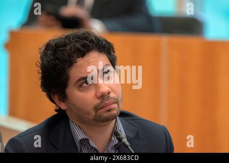 Rob Willems At The Public Meeting At The Raadszaal Building Amsterdam ...