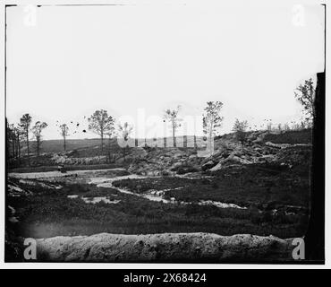 Petersburg, Virginia. Confederate fortifications at "Gracie's Salient ...