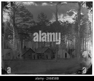 Brandy Station, Virginia. Gen. Rufus Ingalls and group, Civil War ...