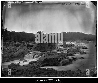 Washington, District of Columbia (vicinity). Great Falls, Potomac River ...