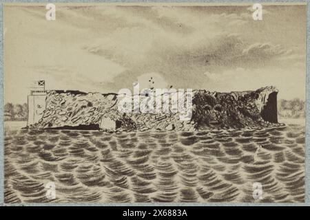Views of Fort Sumter from drawings, Civil War Photographs 1861-1865 ...