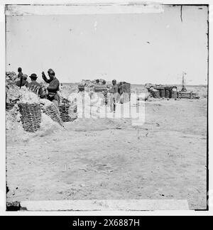 Federal picket line in front of Fort Steadman, Civil War Photographs ...