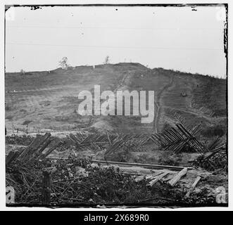 Atlanta, Georgia. Confederate fortifications, Civil War Photographs ...
