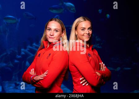 Great Britain's Izzy Thorpe (left) and Kate Shortman during the Paris ...