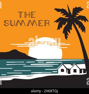 Summer camp abstract concept vector illustration. Sleepaway camp ...