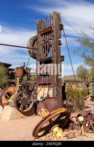 Rusted Platform Rig Tower Abandoned Mining Equipment Machinery Relic ...