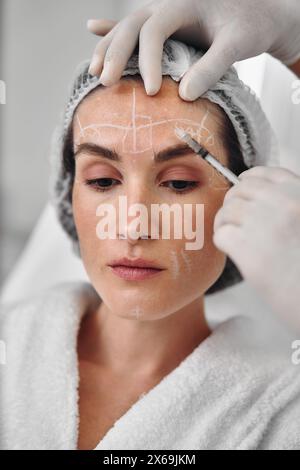Contour modeling with fillers Stock Photo - Alamy