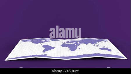 Image of planes moving over world map Stock Photo - Alamy