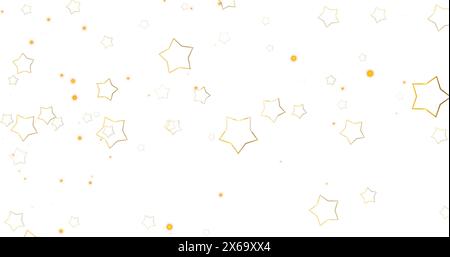 Image of stars falling over white background Stock Photo - Alamy