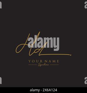 HD Initial Letter Signature Logo Template - Handwritten Vector Logo ...