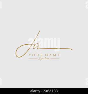 Letter JA Signature Logo Template Vector Stock Vector Image & Art - Alamy