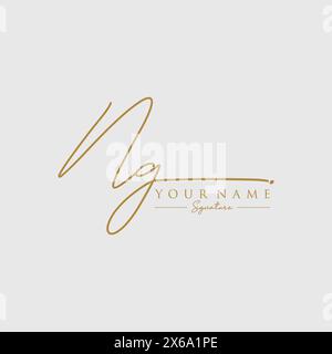 NG Initial Letter Luxury Logo template in vector for Restaurant ...