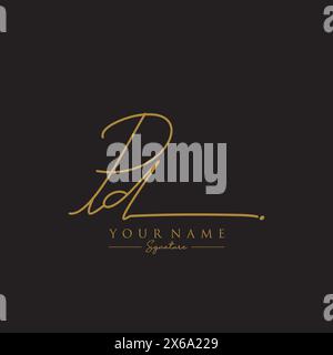 PD Letter Signature Logo Template elegant design logo Sign Symbol ...