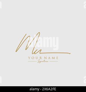 MU Signature Logo Template Stock Vector Image & Art - Alamy