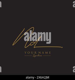 ND Signature Logo Template Stock Vector Image & Art - Alamy