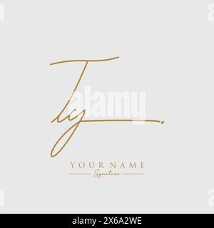 TY Letter Signature Logo Template elegant design logo Sign Symbol ...