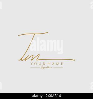 TM Signature Logo Template Stock Vector Image & Art - Alamy
