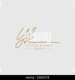 YK Letter Signature Logo Template elegant design logo. Hand drawn ...