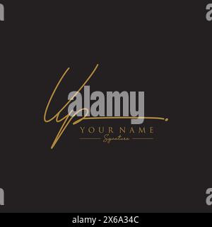 VP Letter Signature Logo Template elegant design logo Sign Symbol ...